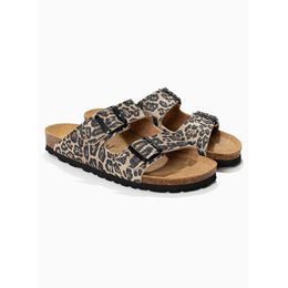 Sunbay Pantoletten "Trefle" in Beige/ Braun - 68% | Gr&ouml;&szlig;e 36 | Damen-pantoletten