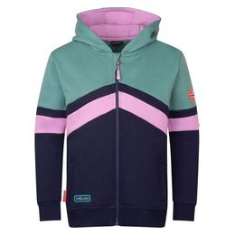 Trollkids Sweatjacke "Flekkefjord" in Lila - 51% | Gr&ouml;&szlig;e 128 | Kinder-sweatshirts-jacken