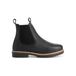 TRAVELIN' Leder-Chelsea-Boots "Romstad" in Schwarz - 53% | Gr&ouml;&szlig;e 36 | Stiefeletten