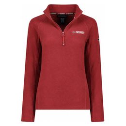 Geographical Norway Fleecepullover in Rot - 67% | Gr&ouml;&szlig;e XL | Damenpullover