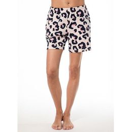 Short Stories Pyjama-Hose in Rosa/ Schwarz - 50% | Gr&ouml;&szlig;e XXL | Damen-loungewear