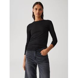Opus Longsleeve in Schwarz - 30% | Gr&ouml;&szlig;e 38 | Damen-tops