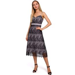 made of emotion Kleid in Grau/ Schwarz - 81% | Gr&ouml;&szlig;e S | Damen-kleider