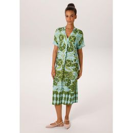 Aniston Kleid in T&uuml;rkis/ Gr&uuml;n - 48% | Gr&ouml;&szlig;e 46 | Damen-kleider