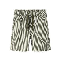 name it Badeshorts "Zeer" in Khaki/ Wei&szlig; - 40% | Gr&ouml;&szlig;e 98 | Kinder-bademode