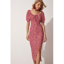 Happiness Istanbul Kleid in Pink - 53% | Gr&ouml;&szlig;e 40 | Damen-kleider