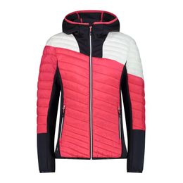 CMP Hybridjacke in Pink/ Wei&szlig;/ Schwarz - 52% | Gr&ouml;&szlig;e 38 | Damen-outdoorjacken