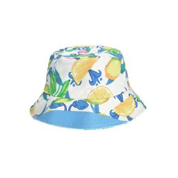 BLE Hut in Wei&szlig;/ Blau/ Gelb - 18% | Damen-muetzen-caps
