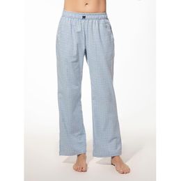 Short Stories Pyjama-Hose in Hellblau/ Wei&szlig; - 50% | Gr&ouml;&szlig;e XL | Damen-loungewear