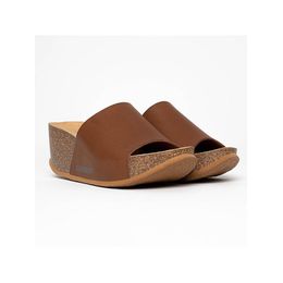 Sunbay Keilpantoletten "Toluca" in Hellbraun - 61% | Gr&ouml;&szlig;e 39 | Damen-pantoletten