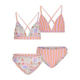 Like Flo Bikini "Talia" in Rosa/ Creme - 34% | Gr&ouml;&szlig;e 110/116 | Kinder-bademode