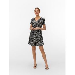 V&eacute;ro Moda Vero Moda Kleid in Schwarz/ Wei&szlig; - 53% | Gr&ouml;&szlig;e L | Damen-kleider