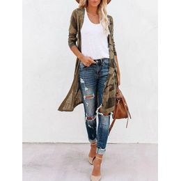 Milan Kiss Cardigan in Khaki - 54% | Gr&ouml;&szlig;e M | Damen-pullover-cardigans