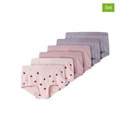 name it 6er-Set: Pantys in Rosa/ Lila - 23% | Gr&ouml;&szlig;e 110 | Kinder-waesche