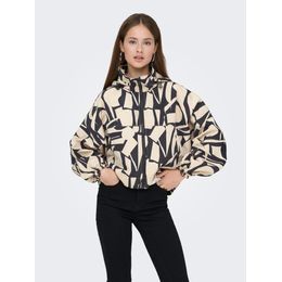 Only &Uuml;bergangsjacke in Beige/ Schwarz - 24% | Gr&ouml;&szlig;e XS | Damenjacken