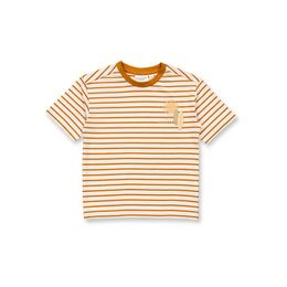 Sense Organics Shirt "Anton" in Orange/ Creme - 33% | Gr&ouml;&szlig;e 104 | Kinder-oberteile