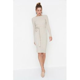Trendyol Strickkleid in Sand - 78% | Gr&ouml;&szlig;e M | Damen-kleider