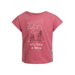 Jack Wolfskin Shirt "Take a Break" in Pink - 45% | Gr&ouml;&szlig;e 140 | Kinder-oberteile