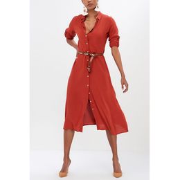 Milan Kiss Kleid in Rostrot - 53% | Gr&ouml;&szlig;e S | Damen-kleider