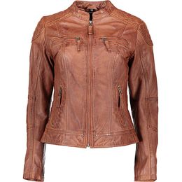 7eleven Lederjacke "Narbon" in Braun - 61% | Gr&ouml;&szlig;e 38 | Damenjacken