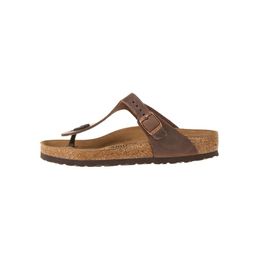 Birkenstock Leder-Zehentrenner "Gizeh" in Braun - 24% | Gr&ouml;&szlig;e 40 | Damen-sandalen