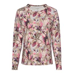 Camel Active Longsleeve in Beige/ Rosa - 44% | Gr&ouml;&szlig;e S | Damen-tops