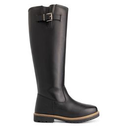 TRAVELIN' Leder-Stiefel "Dannemare" in Schwarz - 53% | Gr&ouml;&szlig;e 37 | Damen-stiefel