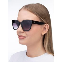 Oscar de la Renta Damen-Sonnenbrille in Schwarz/ Lila - 50% | Gr&ouml;&szlig;e 53 | Damen-brillen