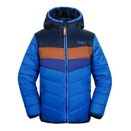 Peek U Ganzjahres-Steppjacke "Baz" in Blau/ Hellbraun - 39% | Gr&ouml;&szlig;e 92 | Kinderjacken