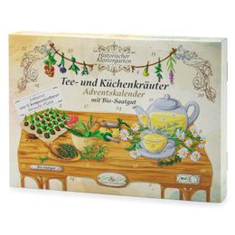 Saat & Gut Saatgut-Adventskalender Bio Tee- und K&uuml;chenkr&auml;uter