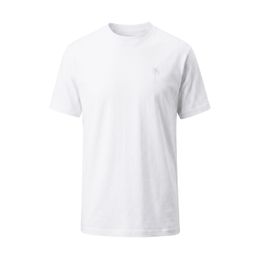KLEINIGKEIT Herren T-Shirt "Kleinigkeit Big Palm Stamp Shirt Boys", wei&szlig;, Gr. S, bedruckt, 100% Baumwolle, Shirts