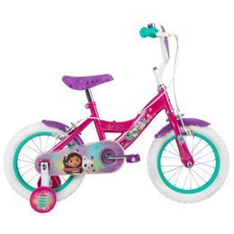 Huffy Kinderfahrrad "Gabby's Dollhouse 14-Zoll-Kinderfahrrad von Huffy", 14 Zoll (35,56cm) hinten: 14 Zoll (35,56cm)rosa, Fahrr&auml;der