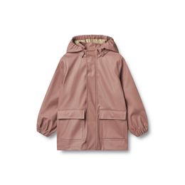 Wheat Jungen Allwetterjacke "Wheat Rainwear Ollo Jacket"dusty lila, Gr. 110, unifarben, 100% Polyester, Jacken, reflektierend
