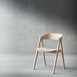 Stuhl, B:52cm H:75cm T:54cm, eiche natur geseift, eiche natur geseift, beige, HAMMEL FURNITURE, Massivholz, Esszimmer, St&uuml;hle, "Mette by Hammel",