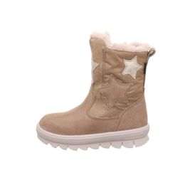 Superfit Damen Winterstiefel "FLAVIA, WMS: mittel", Gr. 29braun, goldfarben, Textil, Veloursleder, Schuhe, Boots mit GORE-TEX-Ausstattung,