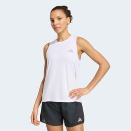 Damen Lauftop "RUN ESS TANK W"frozen lila, Gr. XXL, adidas Performance, Obermaterial: 100% Polyester, Tops