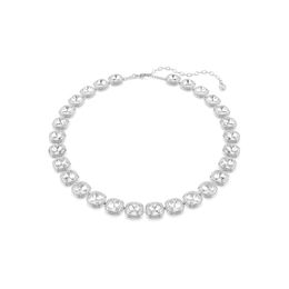 Swarovski Damen Collier "Schmuck Geschenk UNA Halskette", Metallmetallfarben, kristallwei&szlig;, Metall, Halsketten, mit Swarovski Kristall