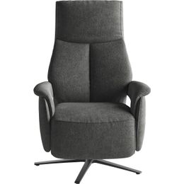 Sit & More TV-Sessel SIT & MORE, B:75cm H:115cm T:85cm, grau, 100% Polyester, Sessel, "TV Lazy", zur Auswahl mit Herz-Waage-Position