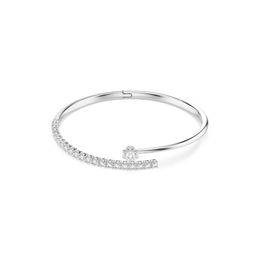 Swarovski Damen Armspange "Schmuck Geschenk MATRIX Armreif", L, Metallmetallfarben, kristallwei&szlig;, kristallwei&szlig;, Metall, Armb&auml;nder, mit Swarovski
