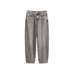 Marc O'Polo Damen Relax-fit-Jeans "aus reiner Baumwolle"medium grau, Gr. 29, MARC O'POLO DENIM, unifarben, Obermaterial: 100% Baumwolle, Jeans