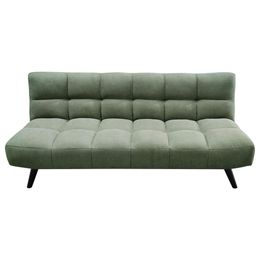Mid.you Schlafsofa Clarion, Gr&uuml;n, Holz, Kautschukholz, massiv, 3-Sitzer, 183x78x92 cm, Liegefunktion, Kinder- & Jugendzimmer, Jugendm&ouml;bel, Jugendsofas