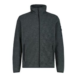 CMP Herren Strickfleecejacke "MAN JACKET"jungle, antra, Gr. 52, Obermaterial: 85% Polyester, 15% Viskose, Jacken