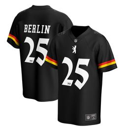 Fanatics Herren Footballtrikot "Fanatics Trikot NFL German Game Berlin", schwarz, Gr. S, 100% Polyester, Trikots