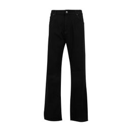 2Y STUDIOS Herren Bequeme Jeans "2Y Studios 2Y Amaru Ankle Straight Jeans", schwarz, Gr. 30, unifarben, 100% Baumwolle, Jeans
