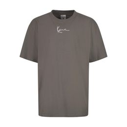 Karl Kani Herren T-Shirt "Karl Kani Karl Kani Small Signature Essential Tee", grau, Gr. S, bedruckt, 100% Baumwolle, Shirts
