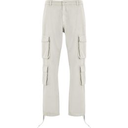 2Y STUDIOS Herren Cargohose "2Y Studios 2Y Kiran 4 Pocket Cargo", beige, Gr. 34, unifarben, 100% Baumwolle, Hosen