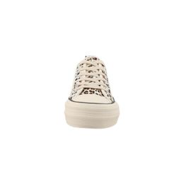 Tom Tailor Damen Sneaker "Tom Tailor Sneaker Low", Gr. 38sanftes wei&szlig;, multi, Leder, Schuhe