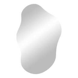 Wandspiegel, Klar, Glas, organisch, 40x60x0.5 cm, Reach, Spiegel, Wandspiegel