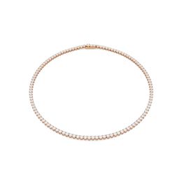 Swarovski Damen Collier "Schmuck Geschenk MATRIX Halskette", Metallros&eacute;goldfarben, kristallwei&szlig;, Metall, Halsketten, mit Swarovski Kristall