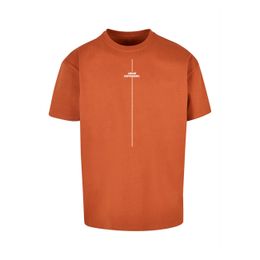 Merchcode Herren T-Shirt "Merchcode Herren Think Different Heavy Oversized Tee"toffee, Gr. XS, bedruckt, 100% Baumwolle, Shirts
